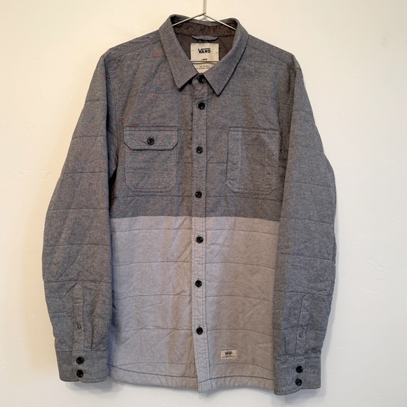Vans | Jackets & Coats | Vans Gray Lightweight Shirt Jacket | Poshmark